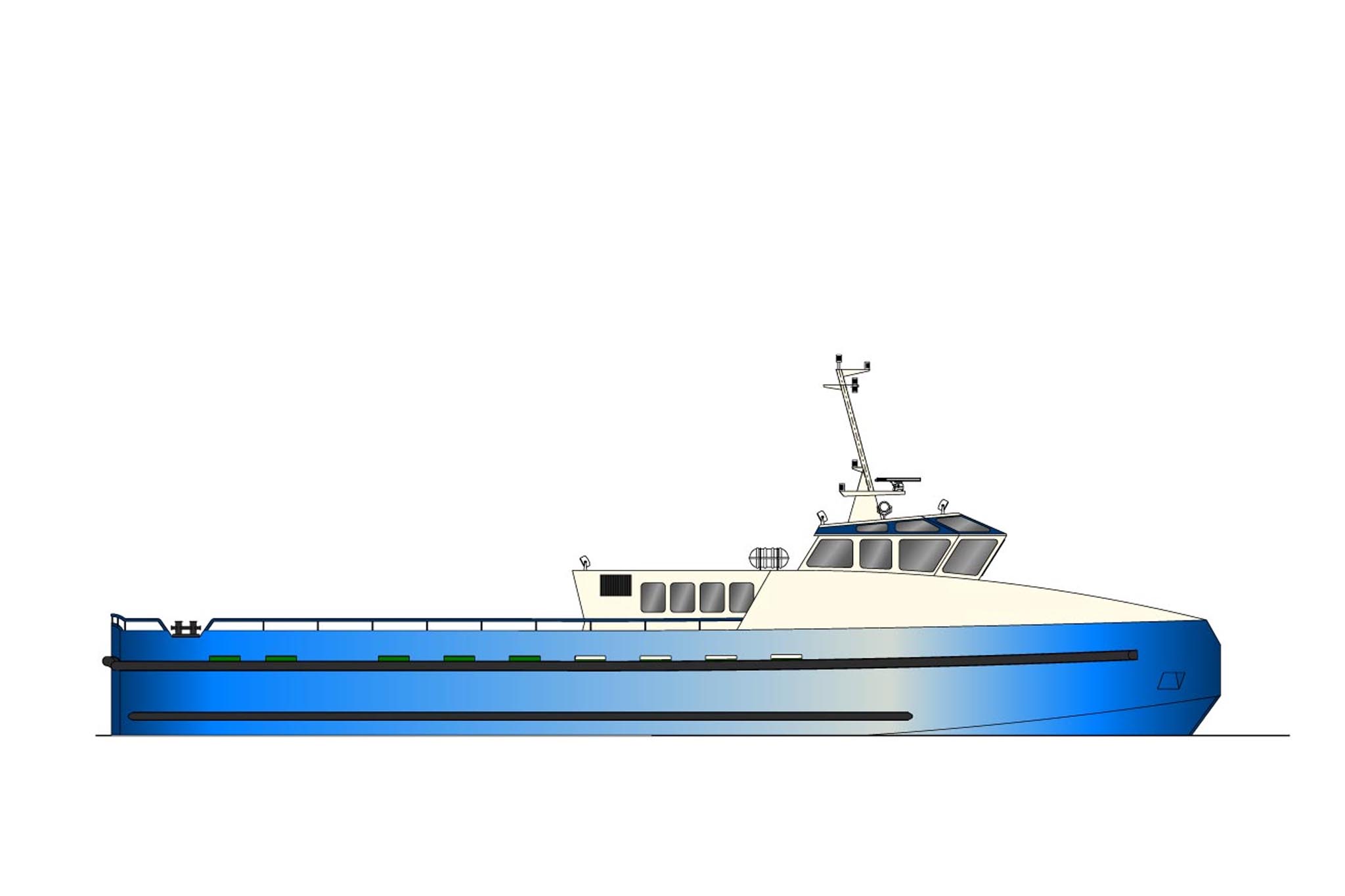 30.50m Crew Vessel - Concept Design - Macduff Ship Design
