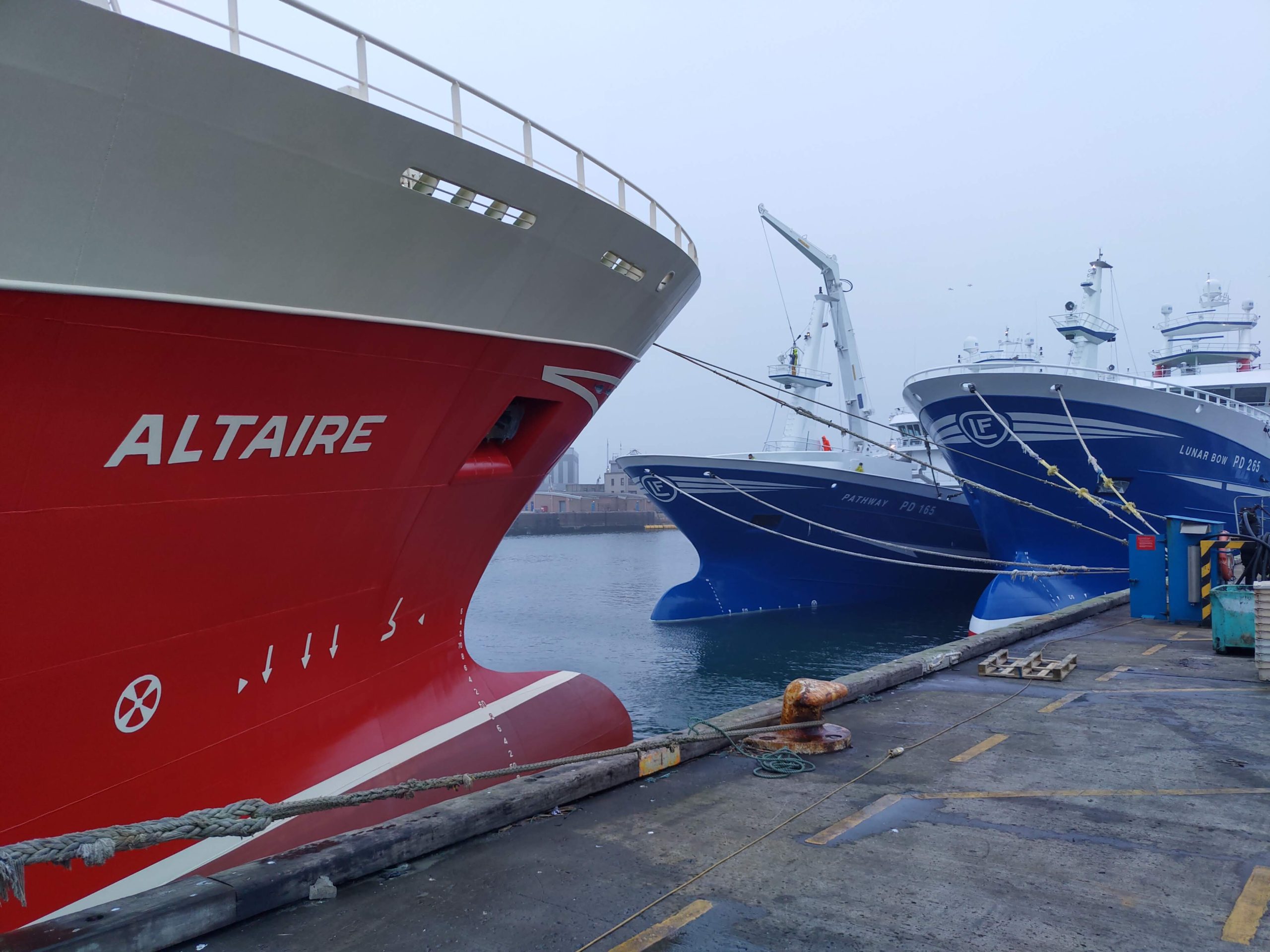 Macduff Ship Design - Incline on Pelagic Trawler in Peterhead