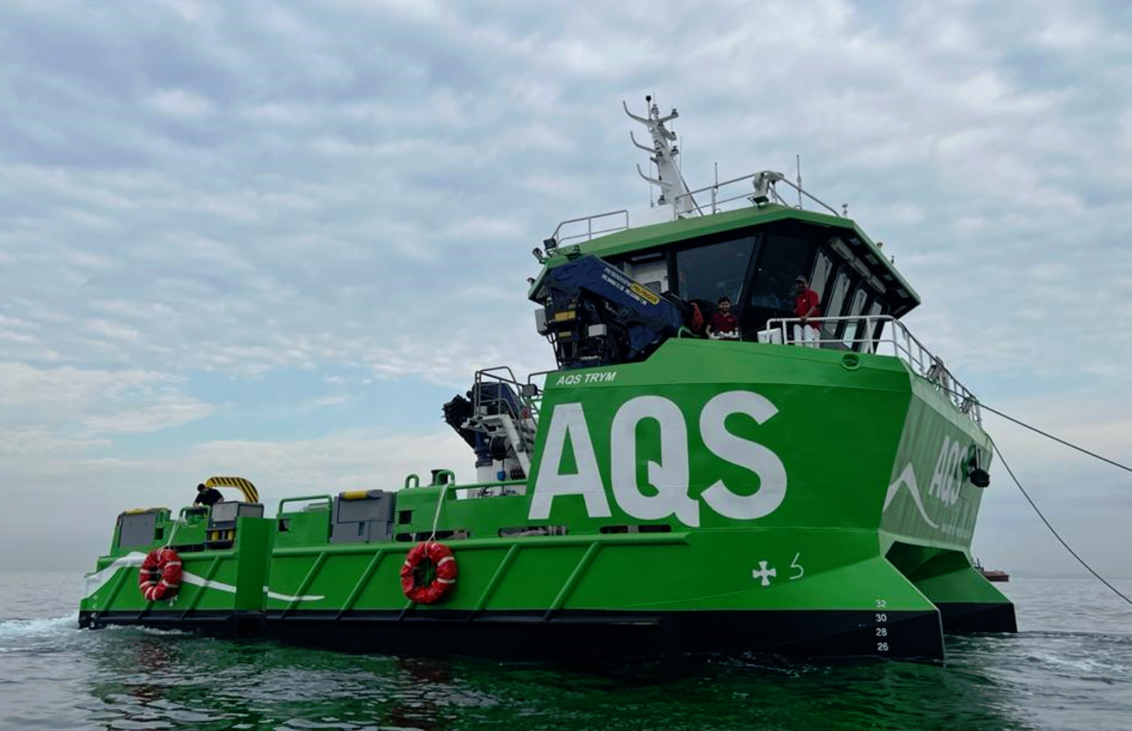 18.50m Aquaculture Catamaran - AQS Trym - Macduff Ship Design